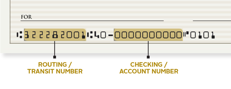 Routing Number Routing Number
